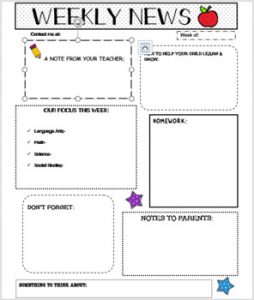 School Play Program Template | teachers Resources