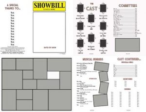 School Play Program Template | teachers Resources