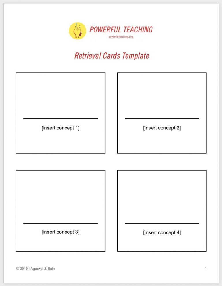 Retrieval+Cards+Template-teacher–printable-paper-template-sample-doc ...